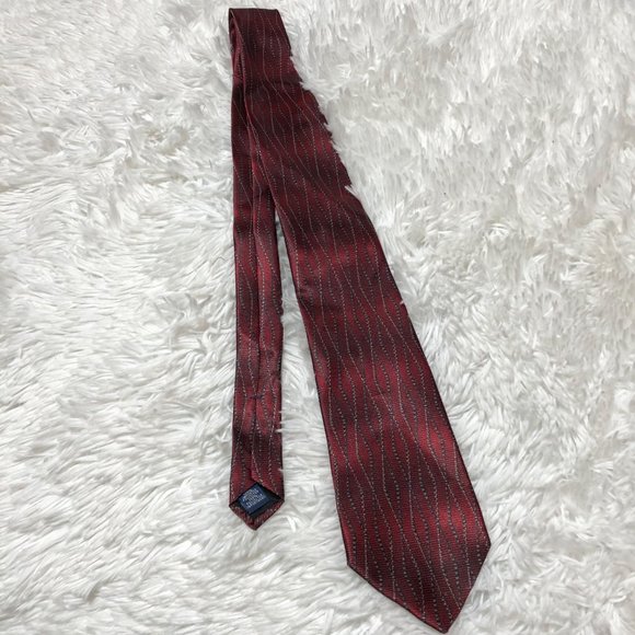 David Taylor | Accessories | David Taylor Mens Tie Red Polyester ...